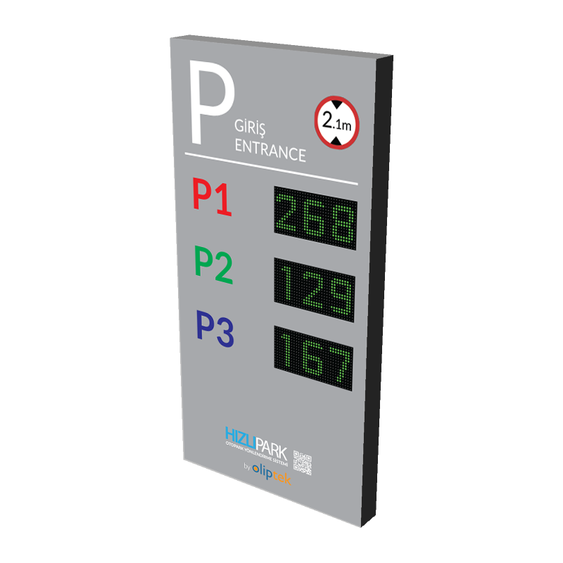Outdoor Directional Board – ParkSetup – Ultrasonik Otopark Yönlendirme ...